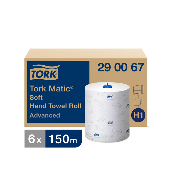 Roku dvieļi TORK Advanced Advanced Matic H1, 2 sl., 612 lapas rullī, 21 ...