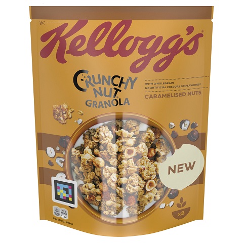 KELLOGG'S Crunchy nut Granola Caramelized nuts 380g | Officeday Latvia