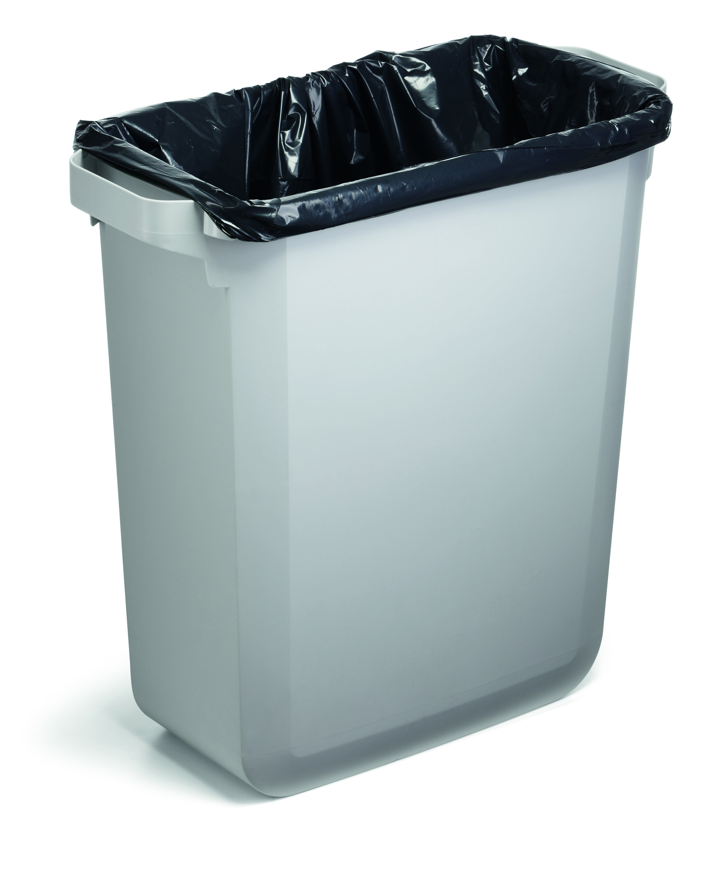 Waste bin DURABIN® 60L rectangular, grey | Officeday