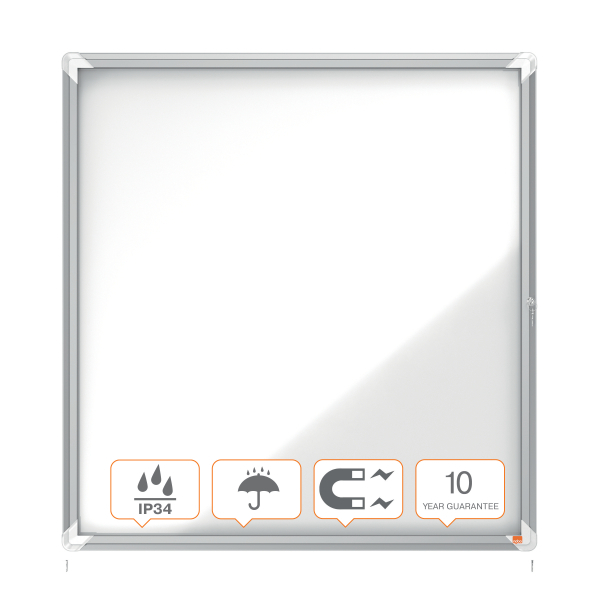 Magnetic Notice Board Nobo Premium Plus,12xA4, lockable, outdoor, lock ...