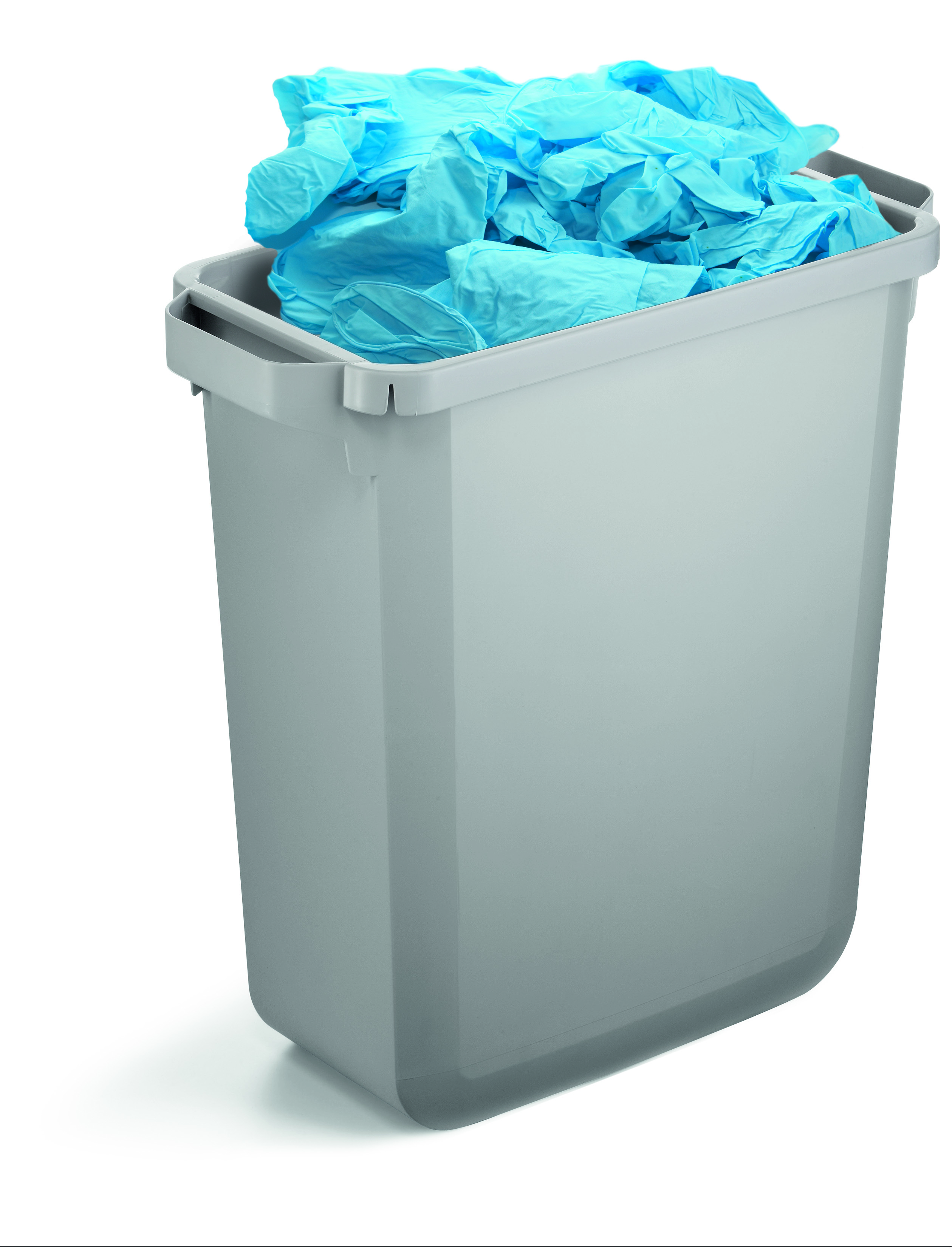 Waste bin DURABIN® 60L rectangular, grey | Officeday